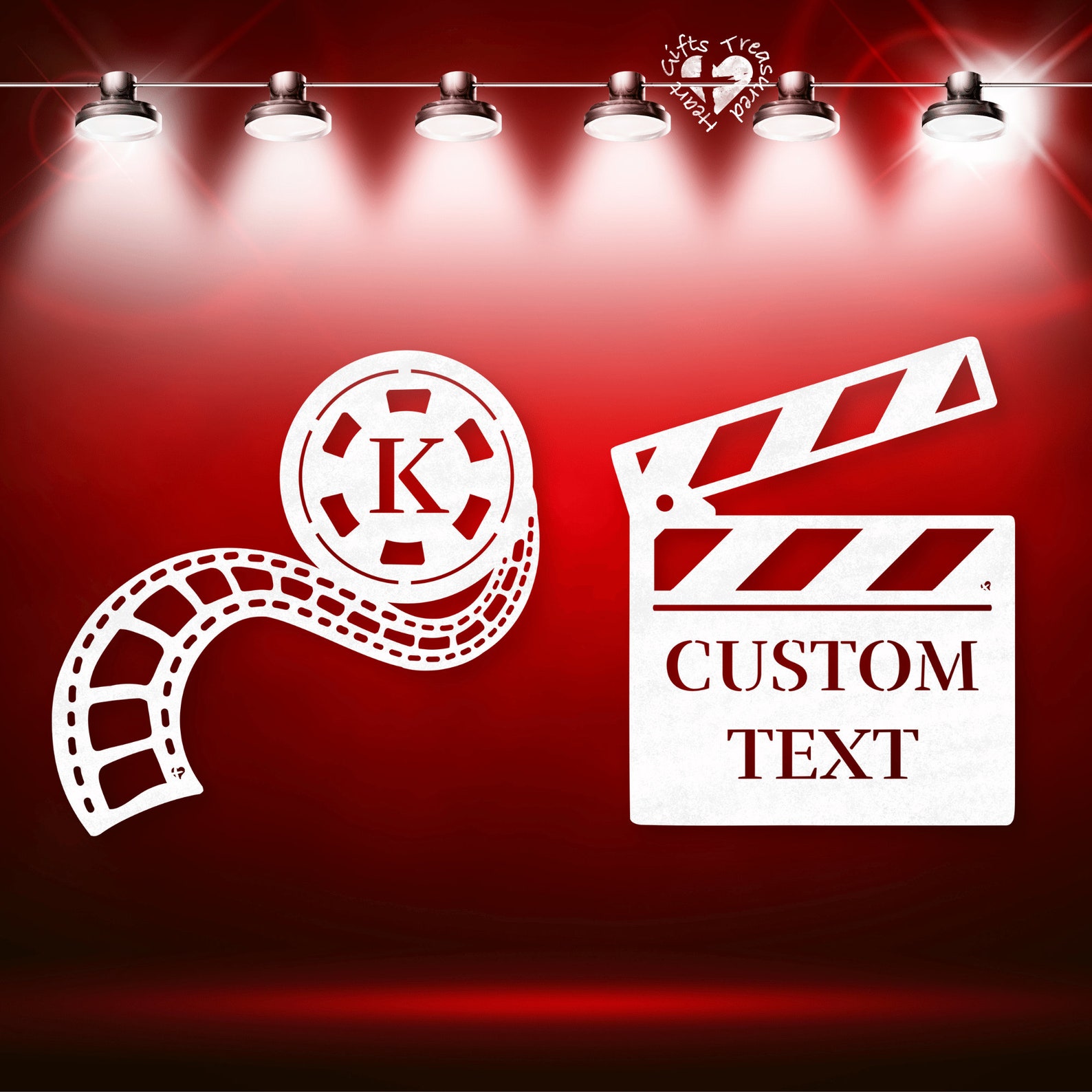 Movie Clapboard Sign Family Movie Night Plaque, Personalized Theater ...