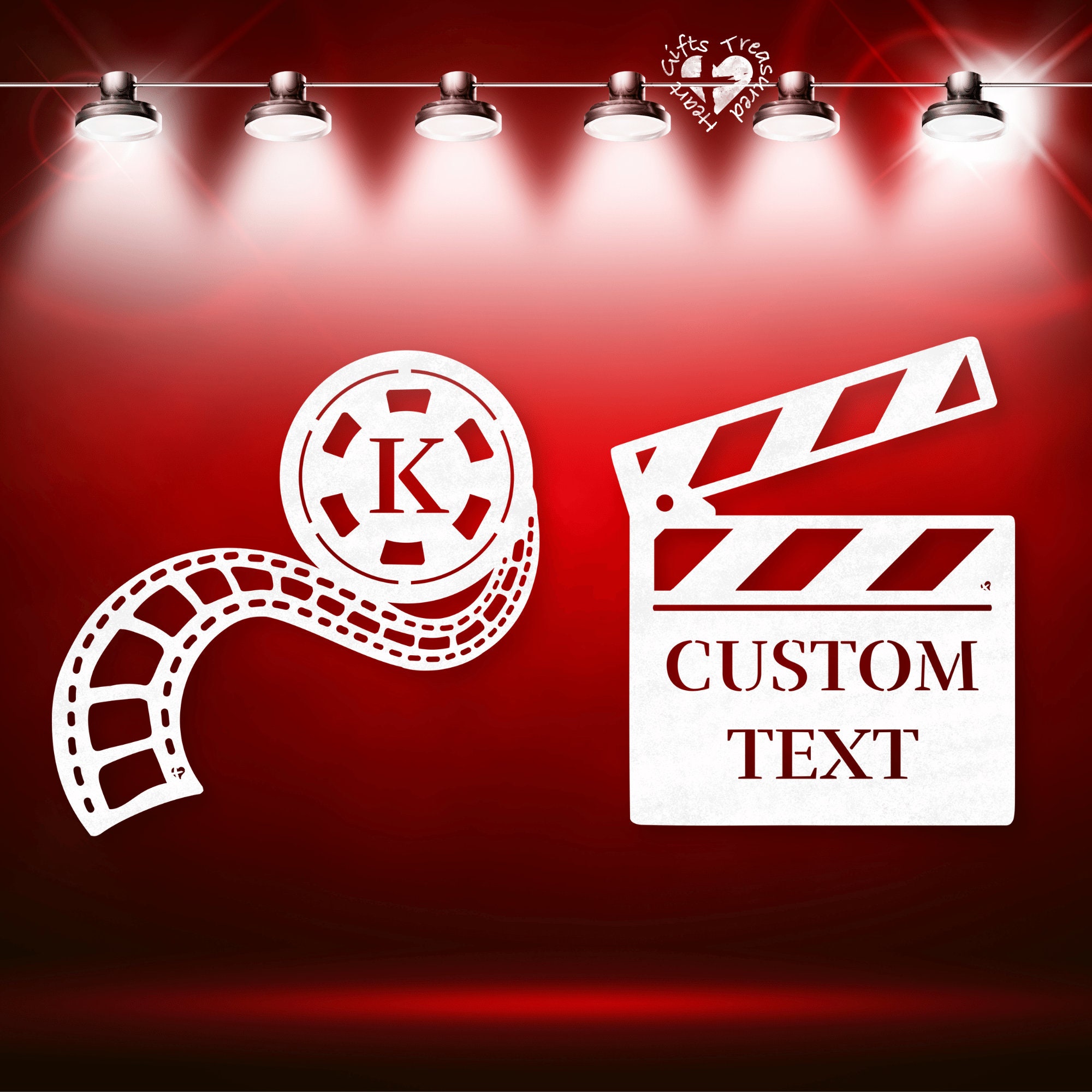 Movie Clapboard Sign Family Movie Night Plaque, Personalized Theater ...