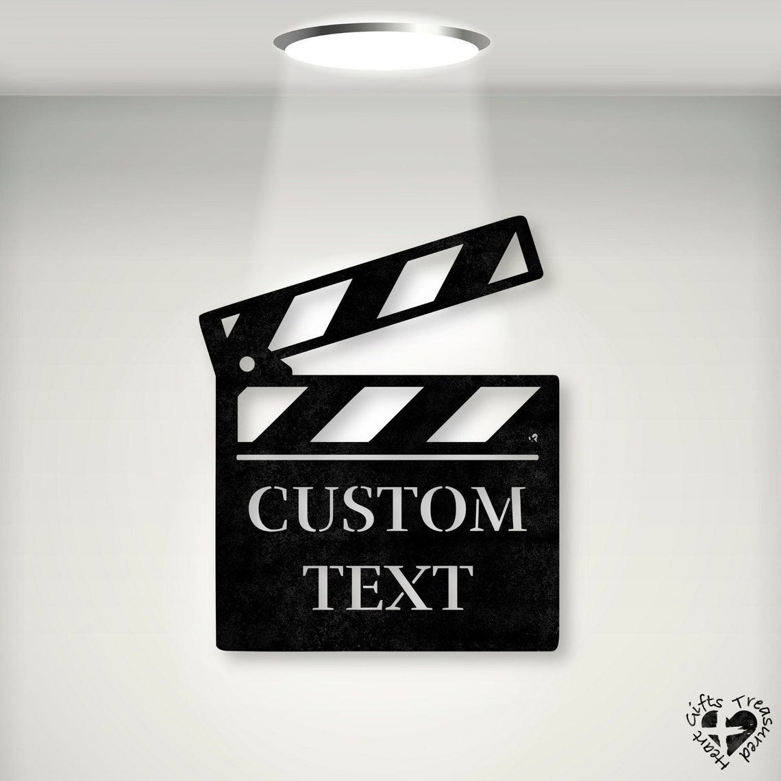 Movie Clapboard Sign Family Movie Night Plaque, Personalized Theater ...
