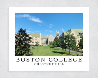 Boston College Print - Etsy