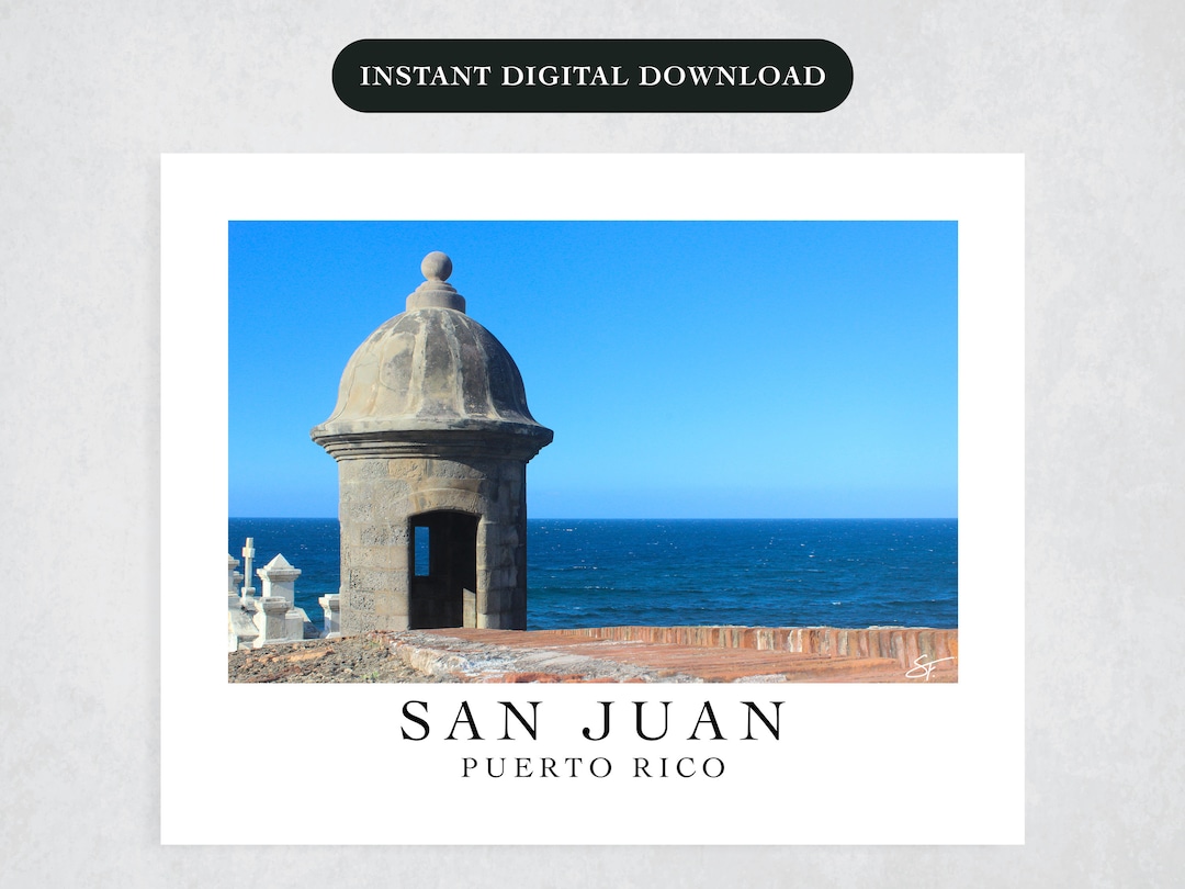 Old San Juan, Puerto Rico - El Morro Poster, Wall Art, Print, Photo ...