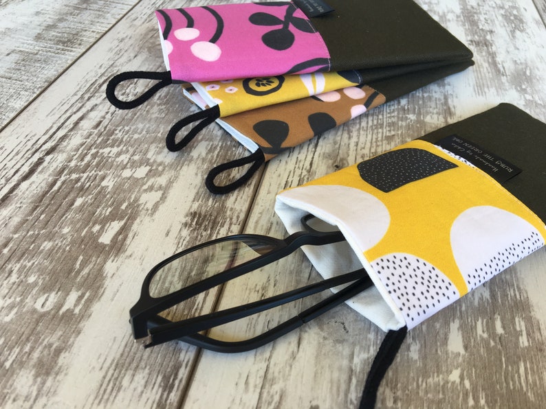 Scandinavian Eyeglass Case / Fabric Eyeglass Case - Etsy