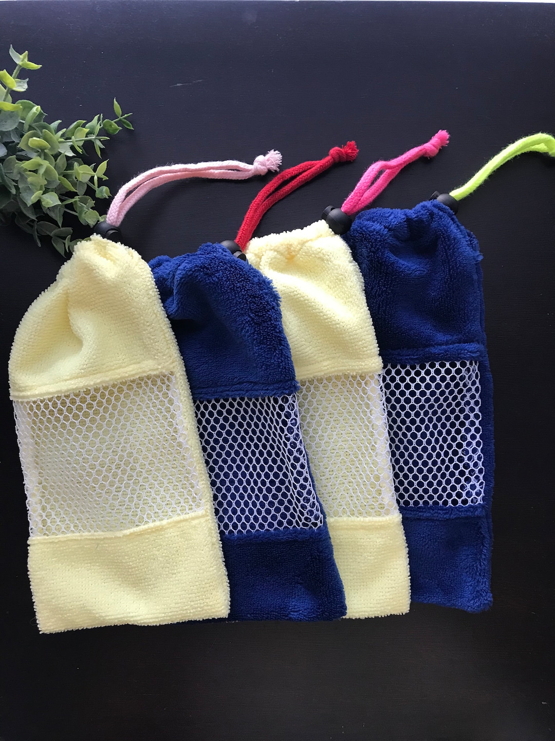 Microfiber Swim Goggle Draw String Pouch With Mesh Window / Swim Goggle ...
