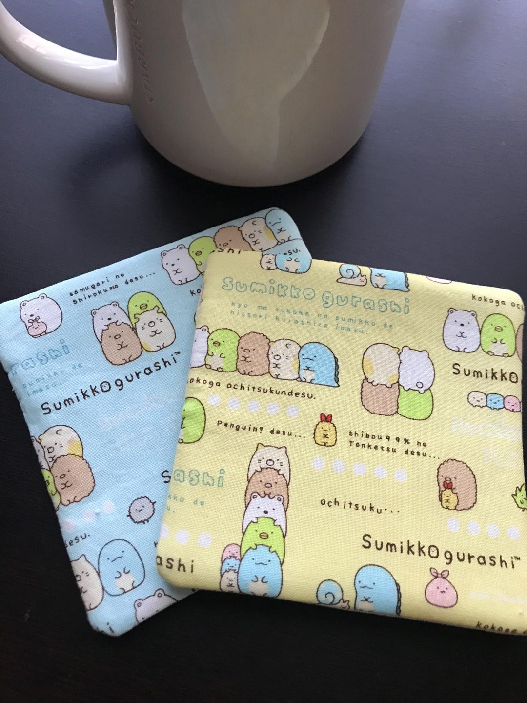 Sumikko Gurashi Coasters Smikko Gurashi Lover Gift Japanese Kawaii ...