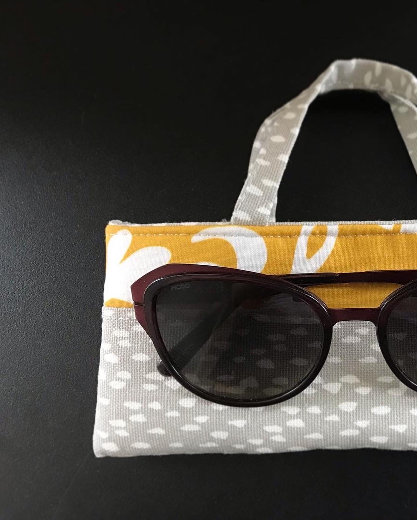 Eyeglass Case With Handles / Reading Glasses Case With Handles / Pouch ...