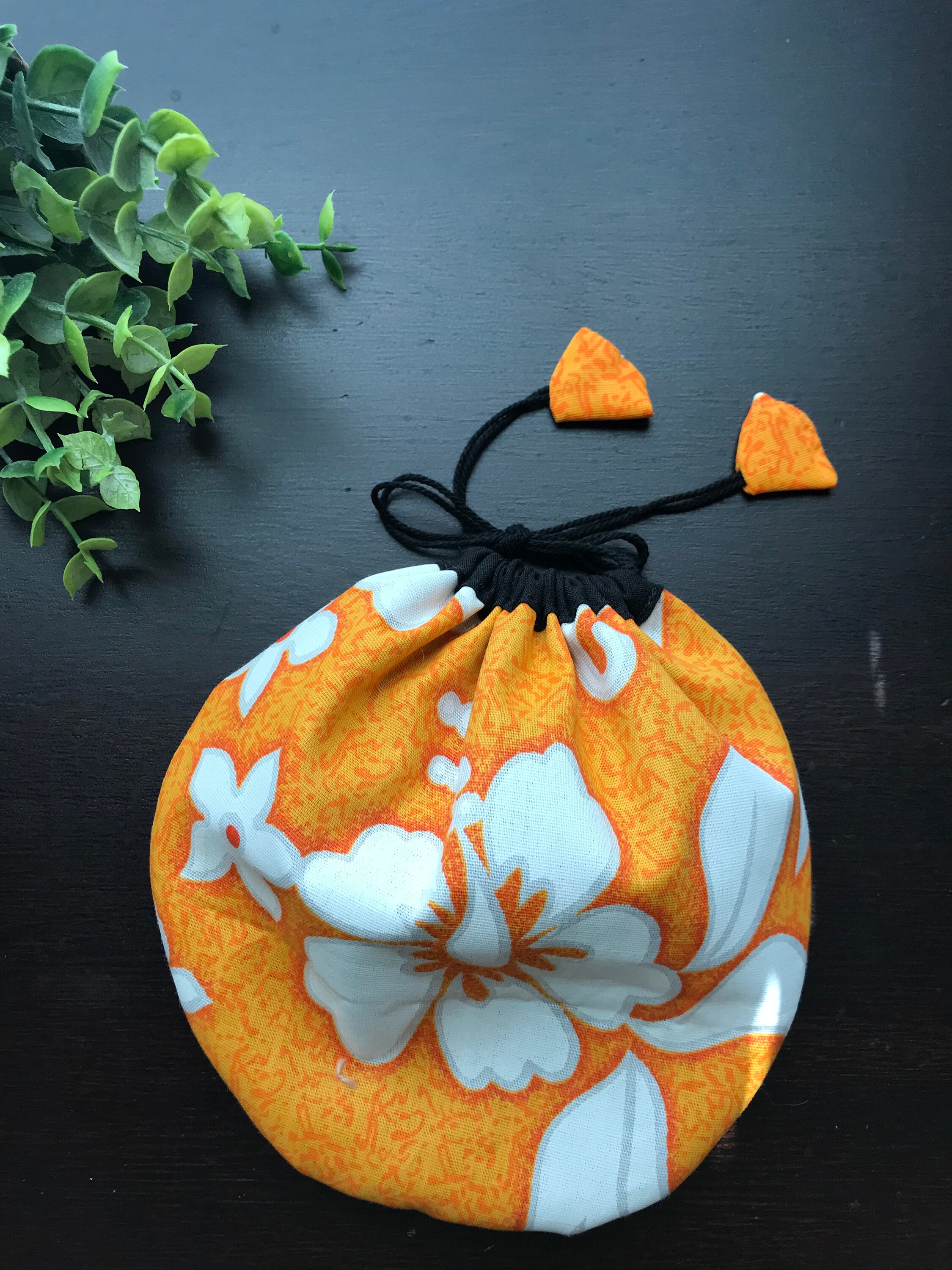 Sanitary Pad Pouch / Round Drawstring Pouch / Reversible - Etsy