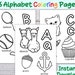 Alphabet Coloring Pages, A to Z Coloring Pages for Kids, Printable ...