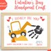 Valentine's Day Handprint Craft Valentine's Day - Etsy