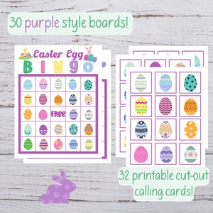 Printable Easter Bingo, Easter Egg Bingo, Fun Easter Bingo for Kids ...