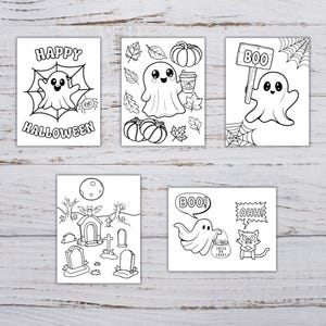 Printable Halloween Coloring Pages, Halloween Activity for Kids ...