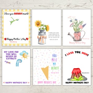 Mother's Day Craft Bundle, Printable Crafts, DIY Mother's Day Cards ...