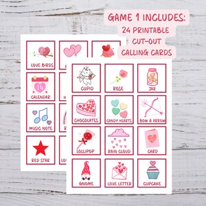 Printable Valentine's Day Bingo Valentine Bingo PDF - Etsy
