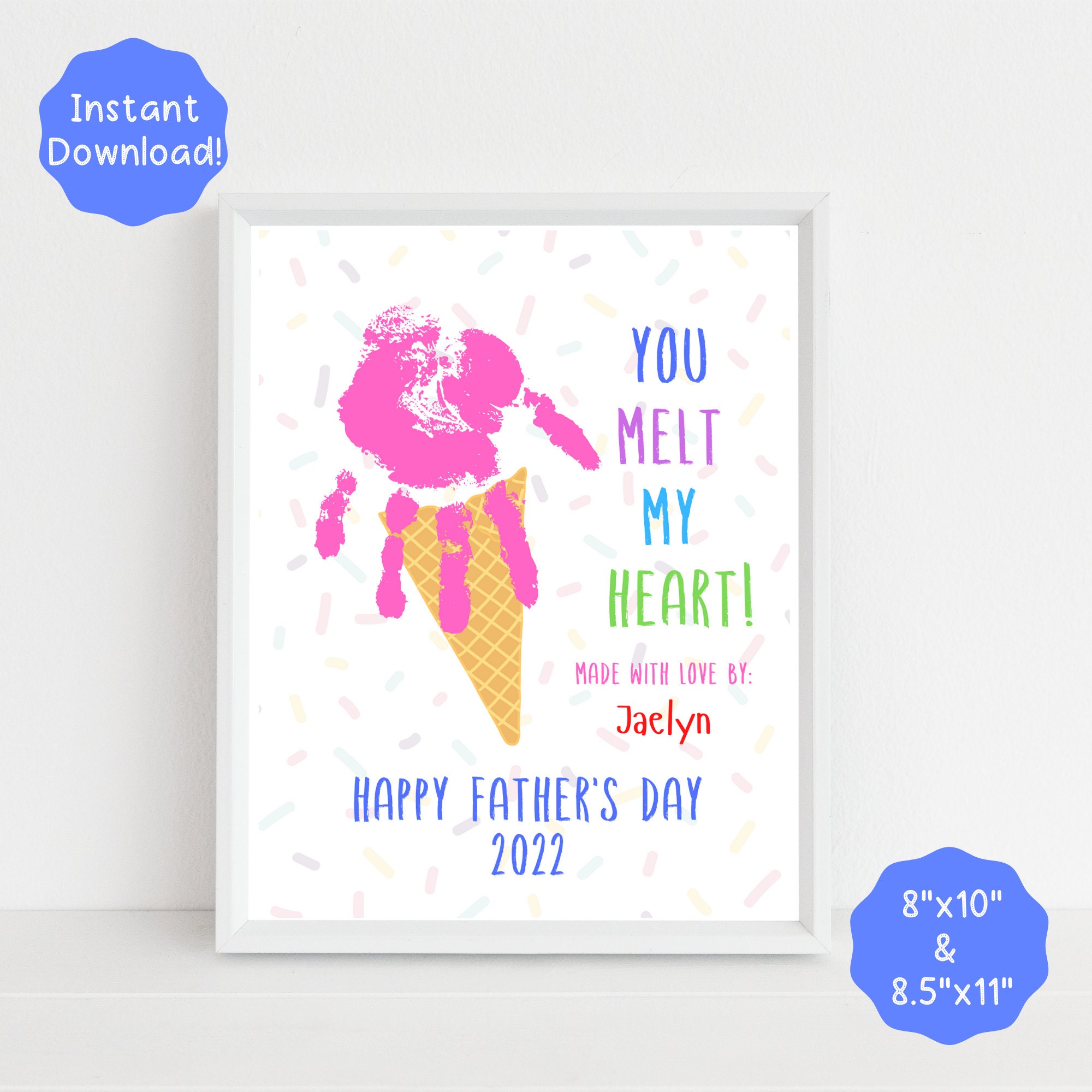 Handprint Craft for Dad Father's Day Craft for Kids - Etsy