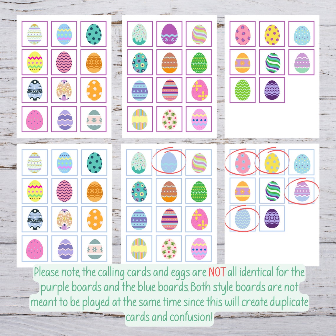 Printable Easter Bingo Easter Egg Bingo Fun Easter Bingo for | Etsy
