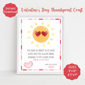 Valentine's Day Handprint Craft Bundle, Valentine's Day Craft Bundle ...