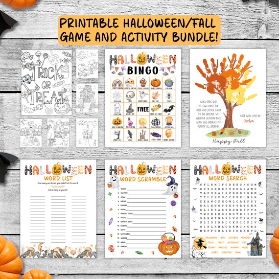 Printable Halloween Games