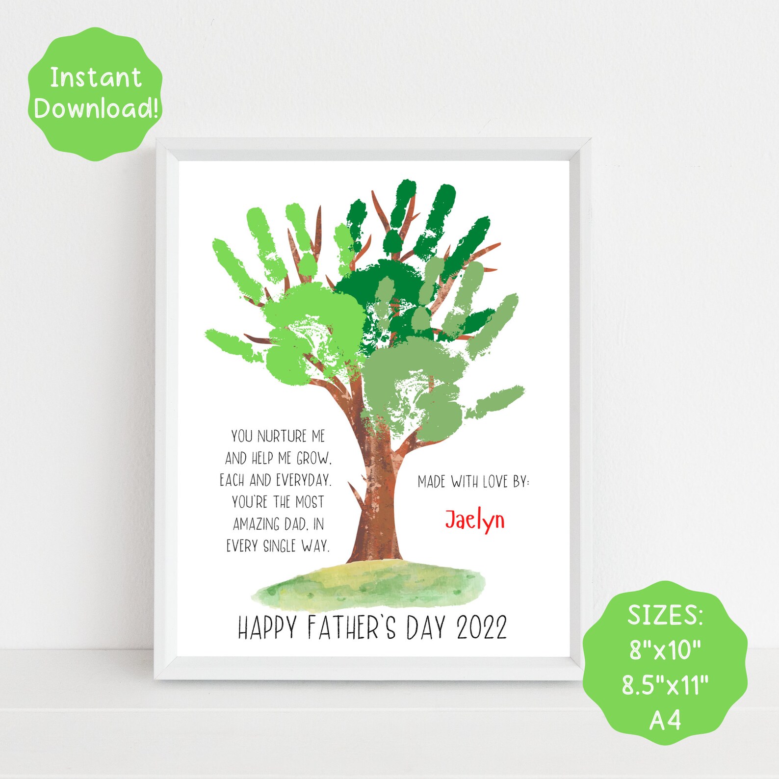 Father's Day Handprint Crafts Father's Day Bundle - Etsy
