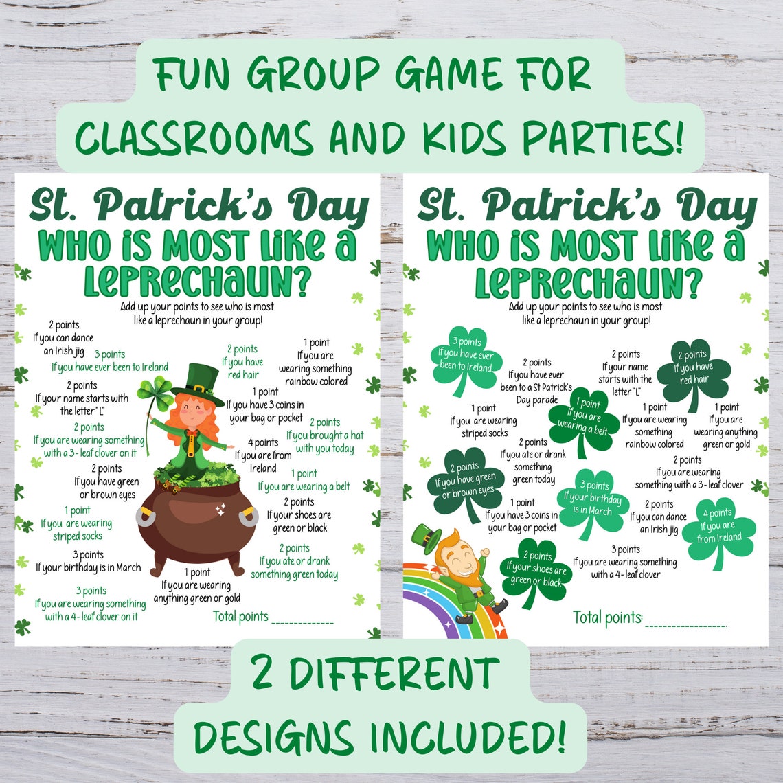 Printable St. Patrick's Day Games St Patrick's Day - Etsy