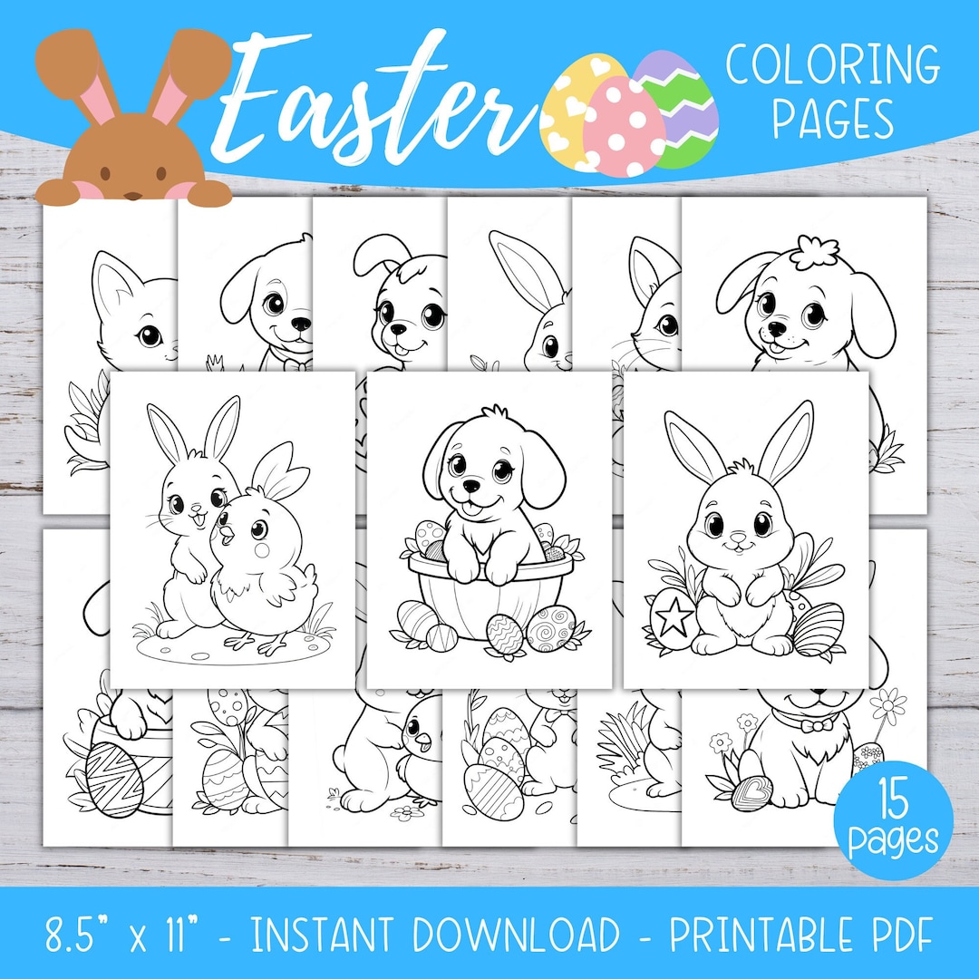 Easter Coloring Pages, Printable Easter Coloring Sheets for Kids ...