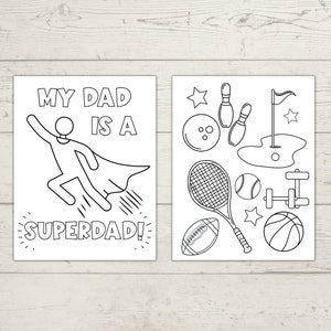 Father's Day Coloring Pages, Dad Themed Coloring Pages, Printable ...