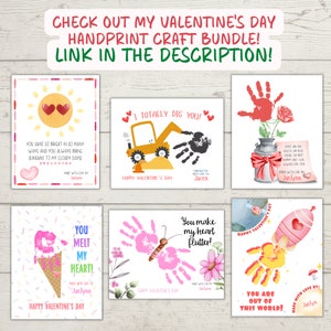 Valentine's Day Handprint Craft, Valentine's Day Handprint Art ...