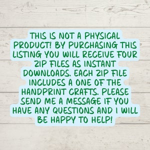 Christmas Handprint Craft Bundle, Christmas Handprint Art, Holiday ...