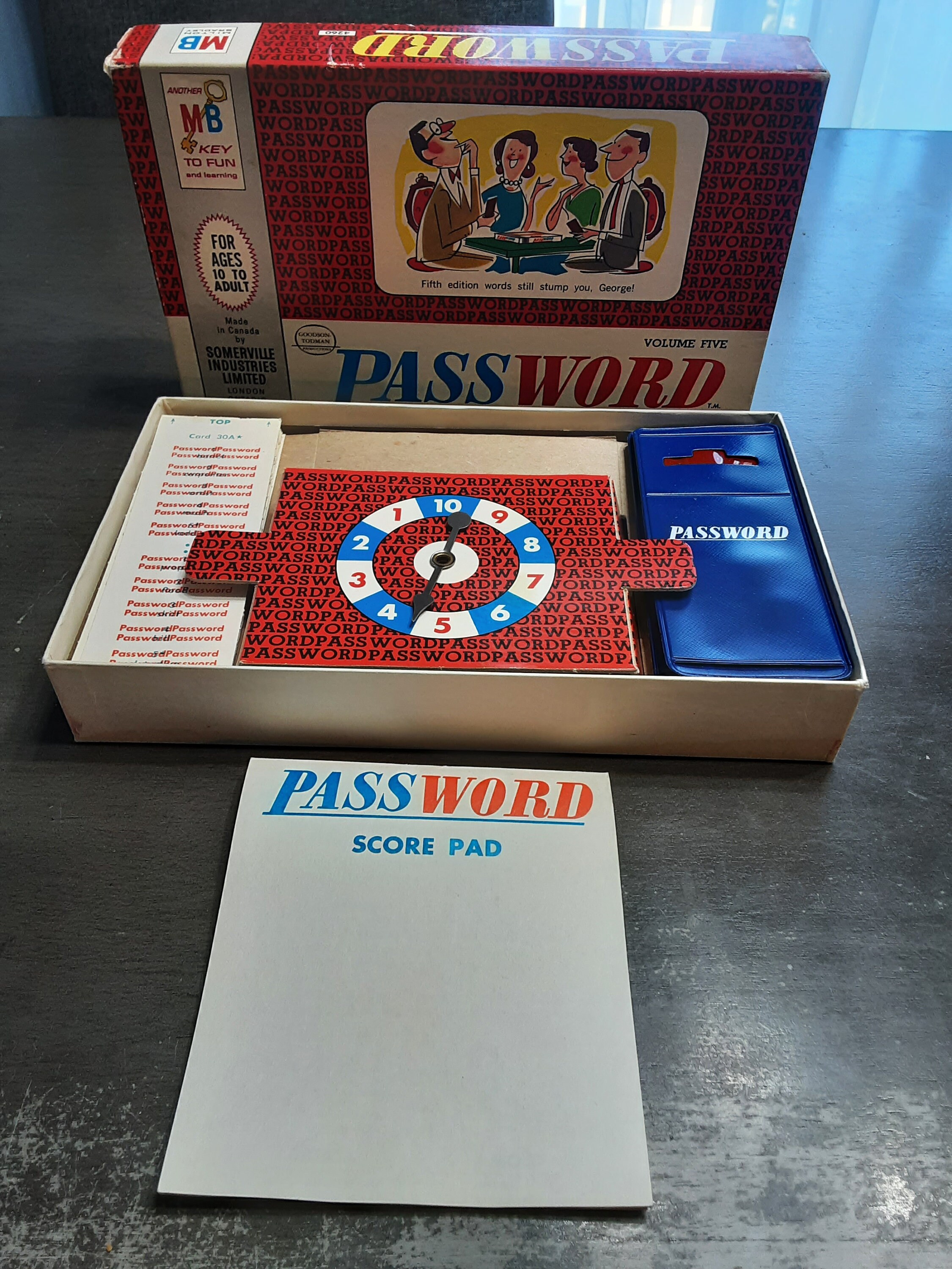 Vintage Super Rare 1964 Password Milton Bradley Boardgame Game - Etsy