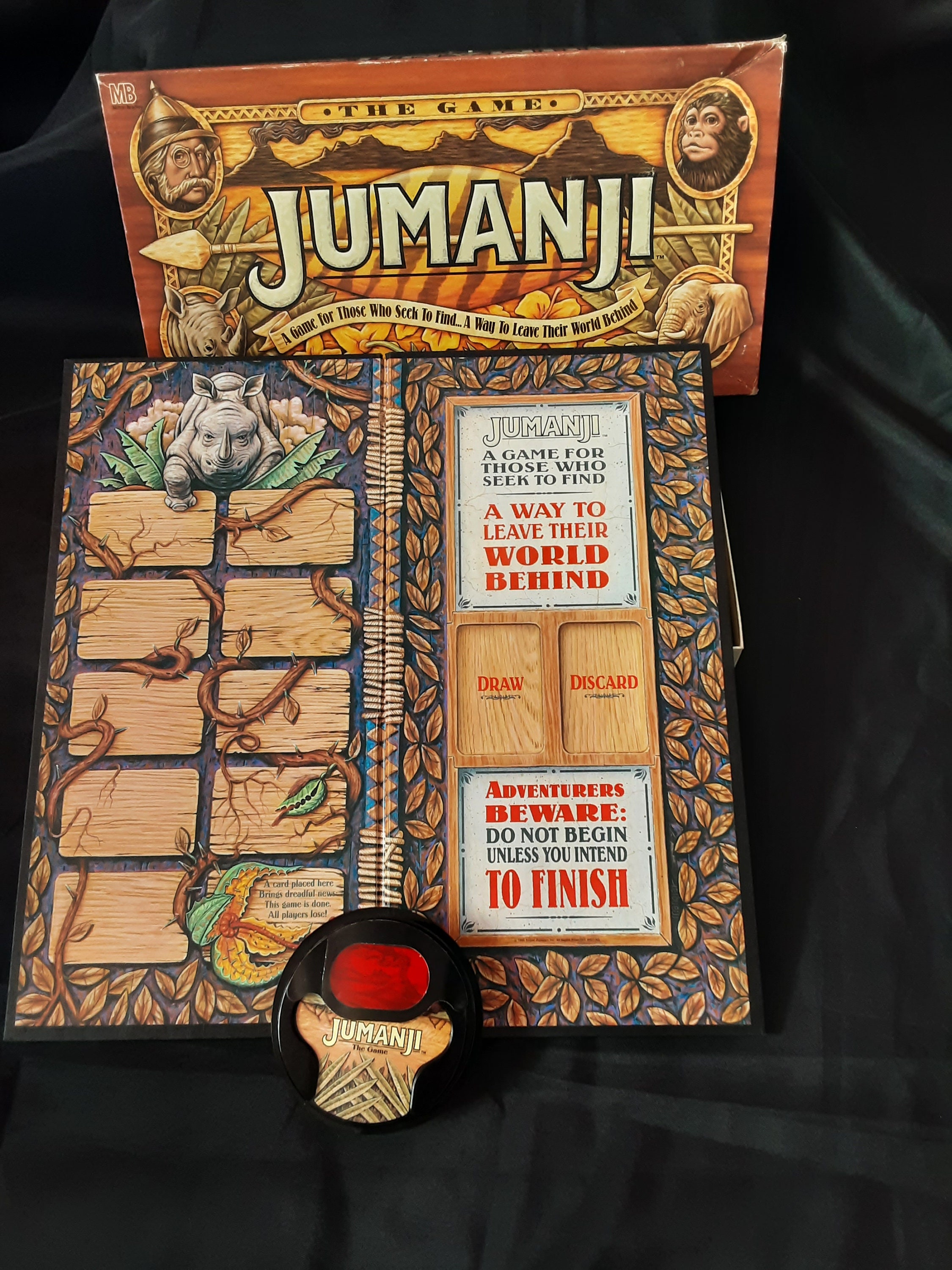 Jumanji Board Game Cards