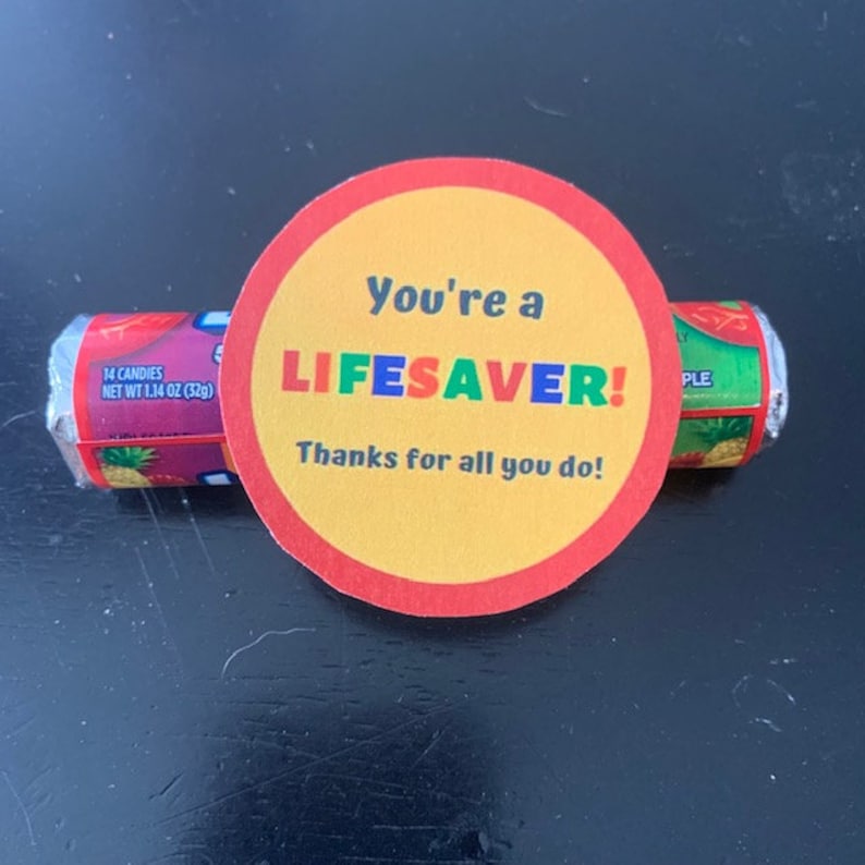 You're a LIFESAVER! Thanks for All You Do! - Etsy