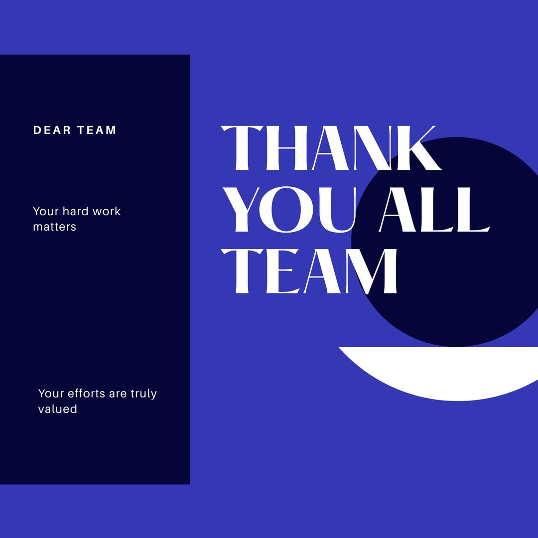 Printable Team Thank You Postcard - Instant Download - Etsy