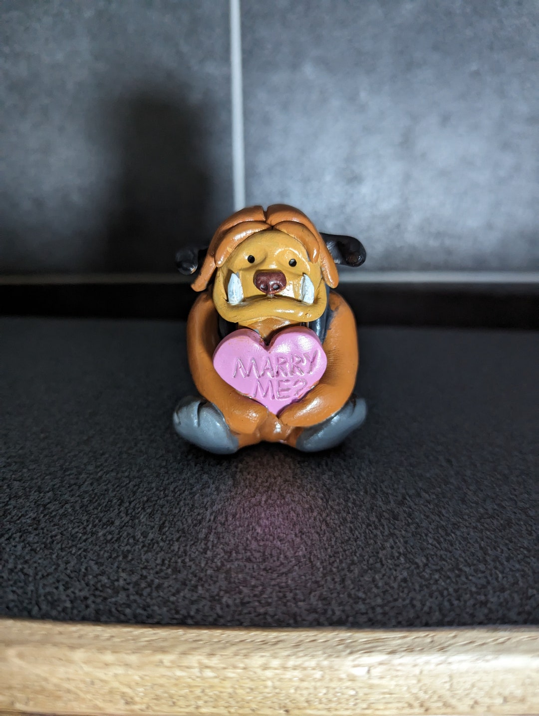 Labyrinth Valentine Ludo, Polymer Clay Sculpture Small Figurinenclay ...