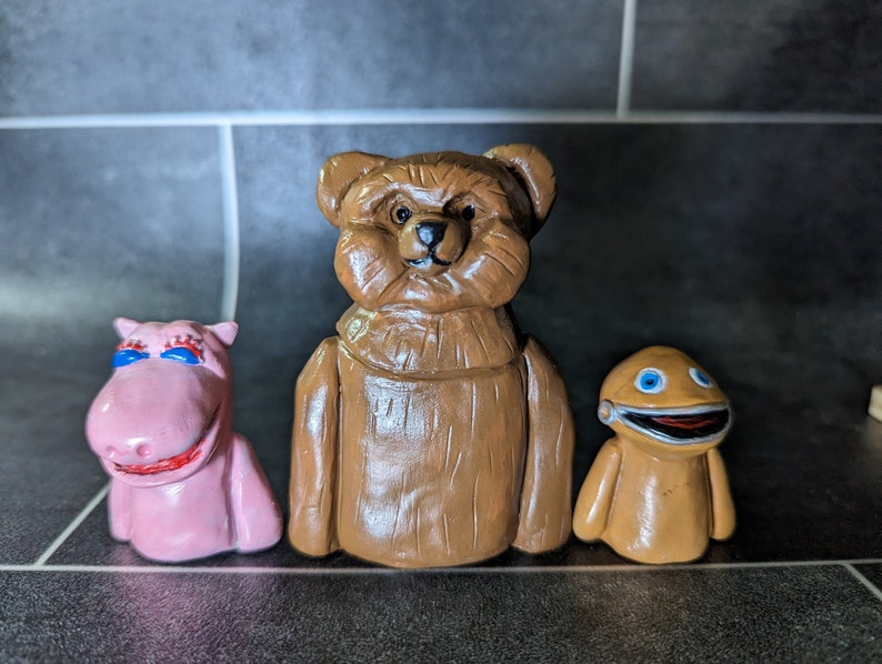 Rainbow Zippy Bungle George Desk Decor Polymer Clay - Etsy