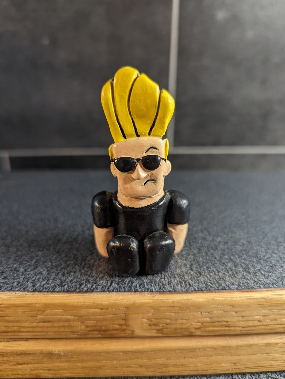 Johnny Bravo Polymer Clay Sculpture: Handmade Desk Buddy - Etsy