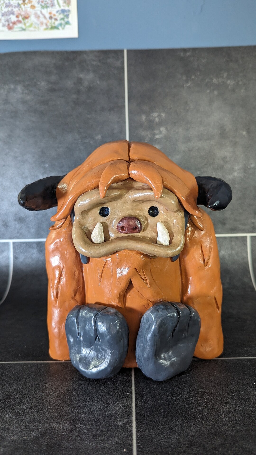 Ludo Labyrinth Clay Sculpture: Movie Decor Figurine - Etsy