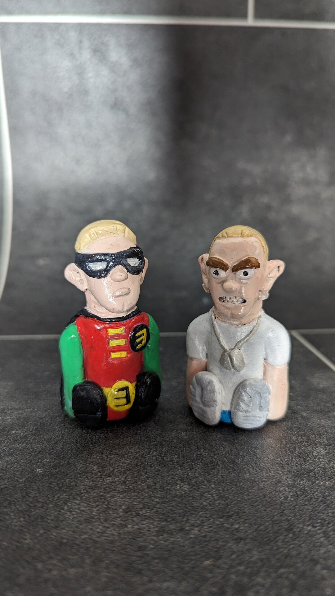 Eminem Slim Shady Desk Decor Handmade, Polymer Clay Sculpture Small ...