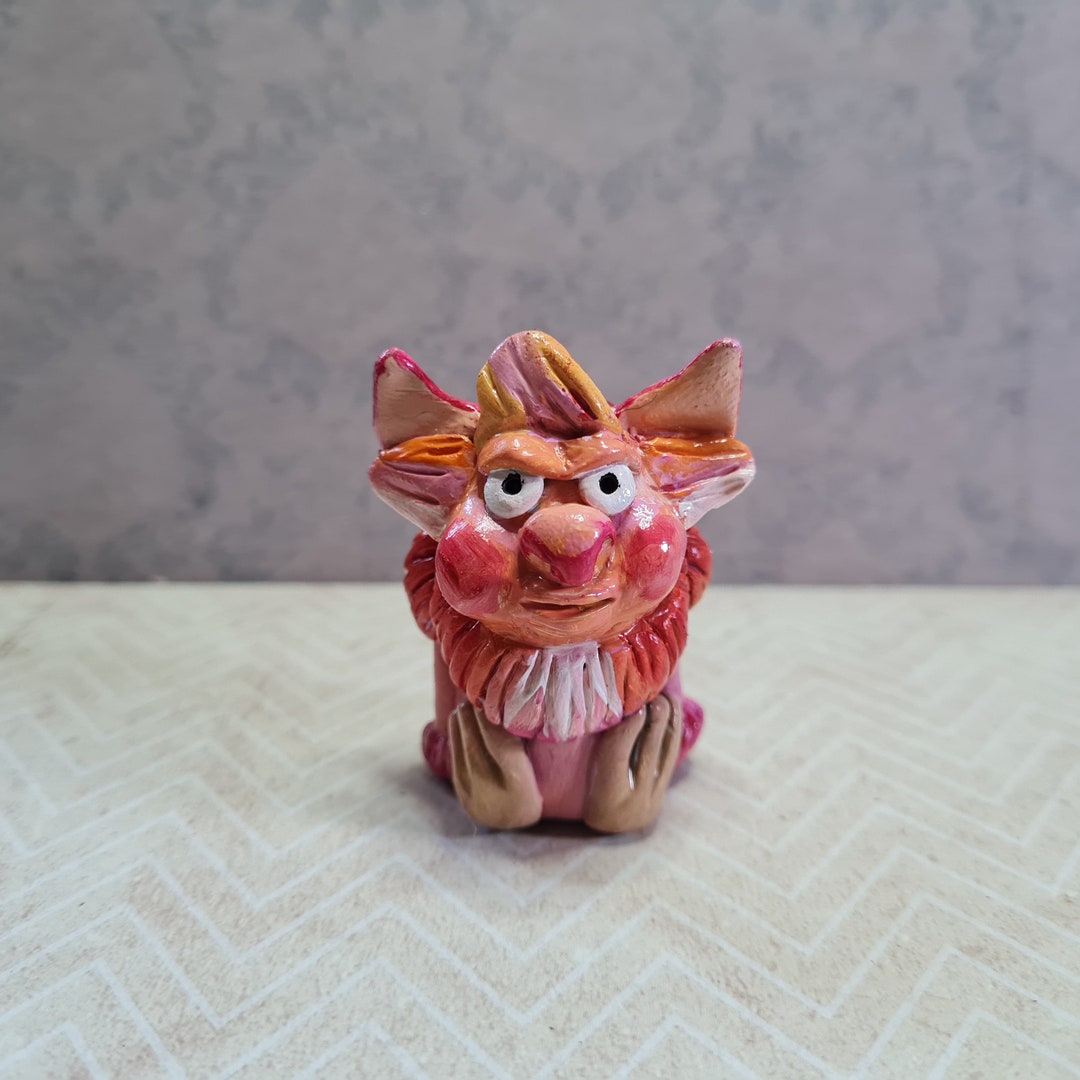 Labyrinth, Firey#2, Handmade, Polymer Clay Sculpture, Small Figurine ...