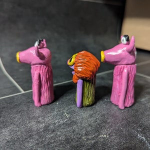 The Muppets Desk Buddies Clay Figures Mah Na 3 Pack Handmade Polymer ...