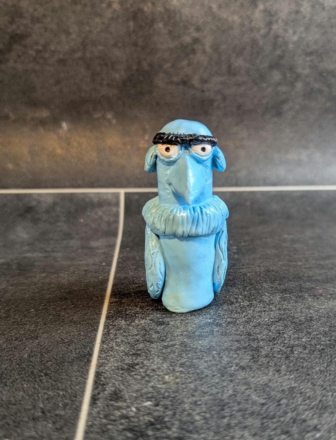 Muppets Sam Eagle Desk Buddy Clay Model Shelf Desk Decor Jim Henson ...