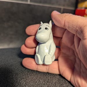 Adorable Moomin Desk Figure Polymer Clay Shelf Decor Desk Buddy ...