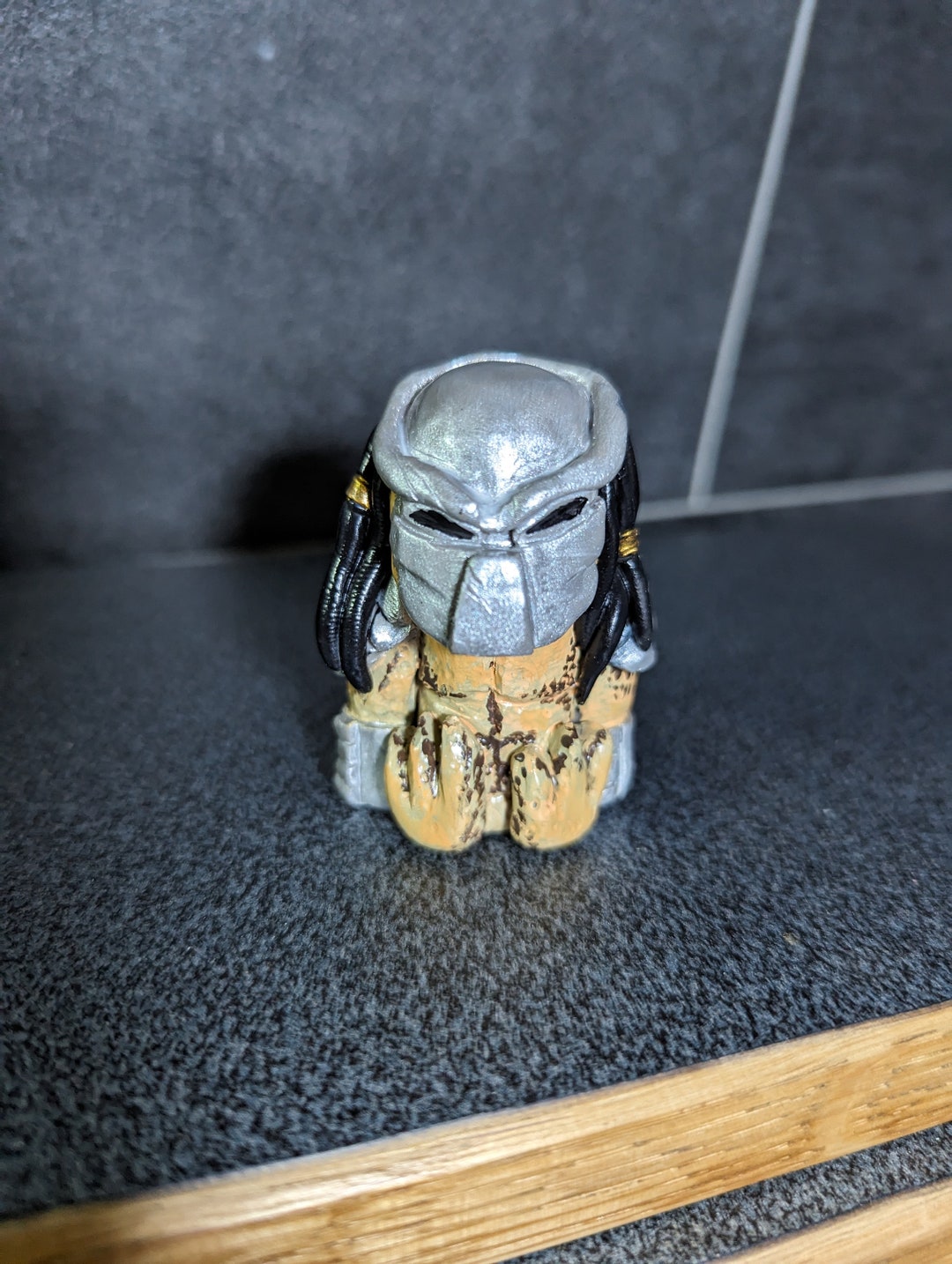 The Predator Desk Buddy Handmade, Polymer Clay Sculpture Small Figurine ...