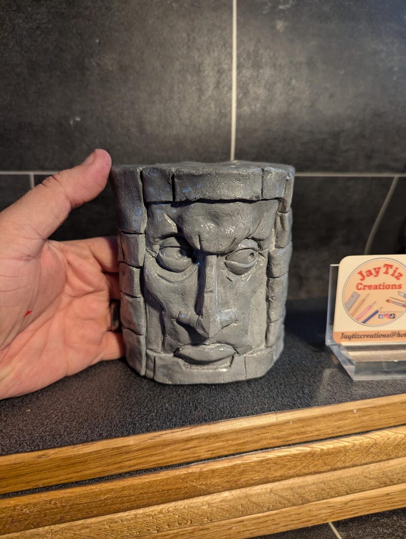 Labyrinth False Alarm Desk Sculpture: Handmade Polymer Clay Figurine - Etsy