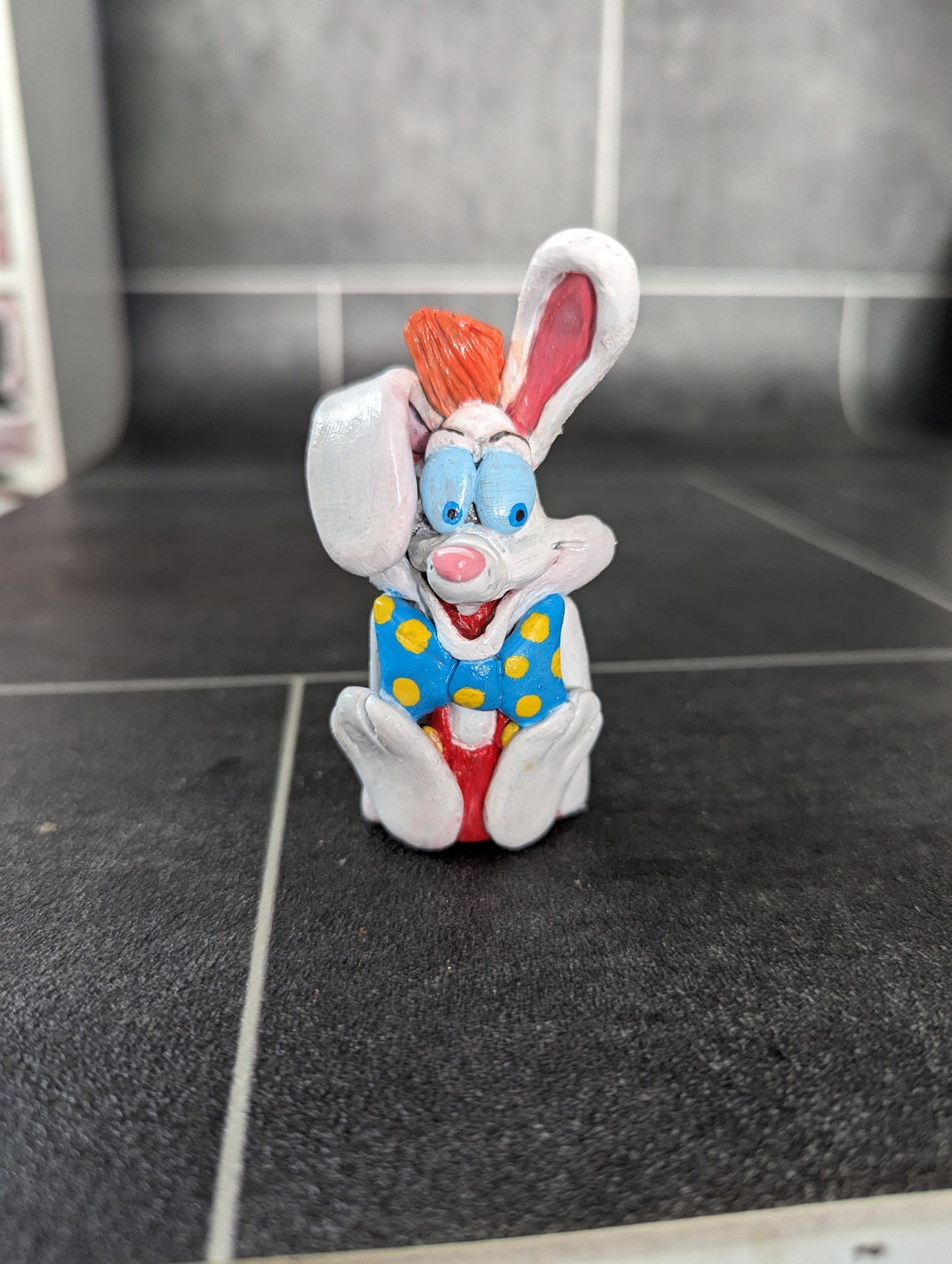 Who Framed Roger Rabbit Desk Buddy Handmade, Polymer Clay Sculpture ...