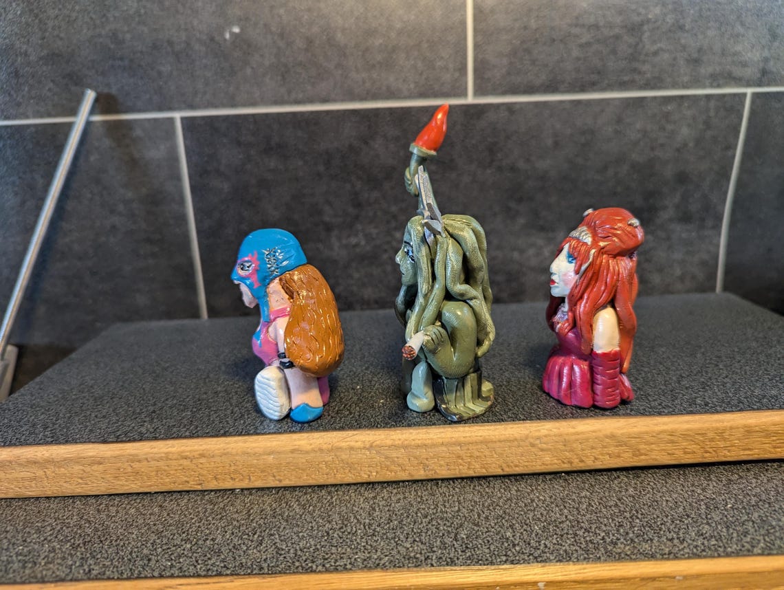 Chappell Roan Desk Buddy: Handmade Polymer Clay Figurine (7cms+) - Etsy