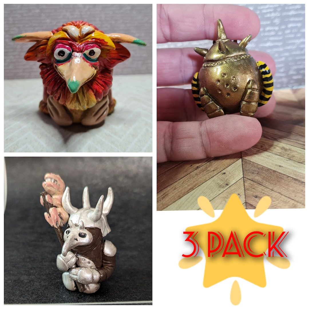 Labyrinth 3 Pack Firey, Cannonball Goblin and Goblin With Nipper ...