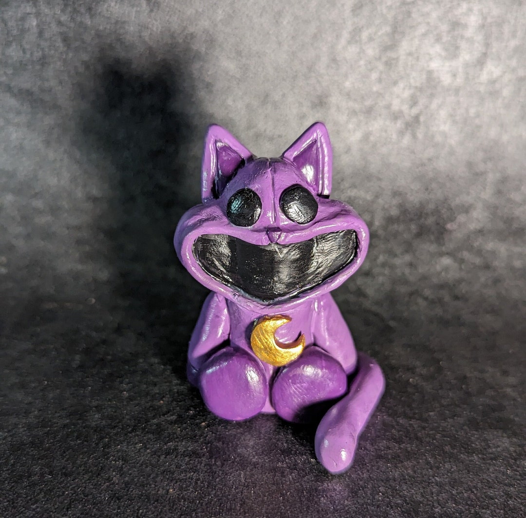 Poppys Playtime Chapter 3 Catnap Desk Buddy Mini Clay Figurine - Etsy