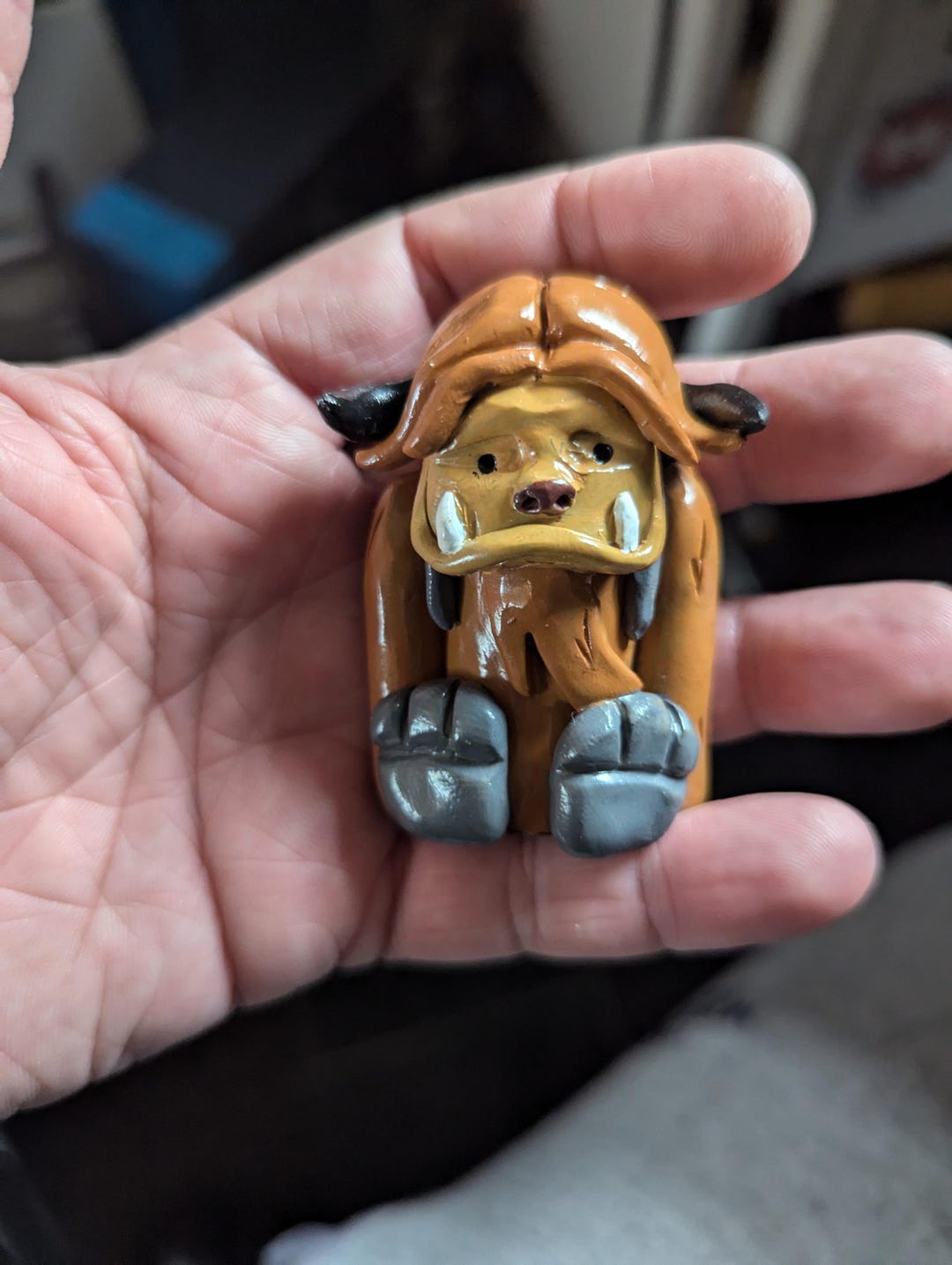 Labyrinth Ludo Figurine: Handcrafted Polymer Clay Desk Pet - Etsy