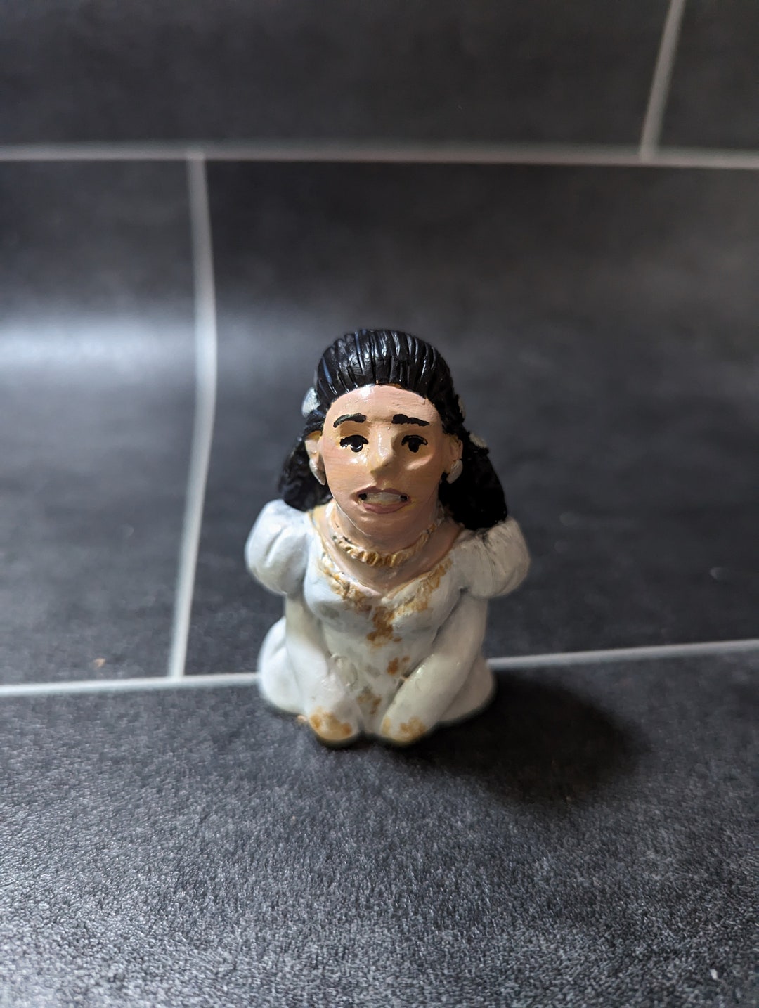Labyrinth Sarah Ballroom Dress, Polymer Clay Sculpture Small Figurine ...