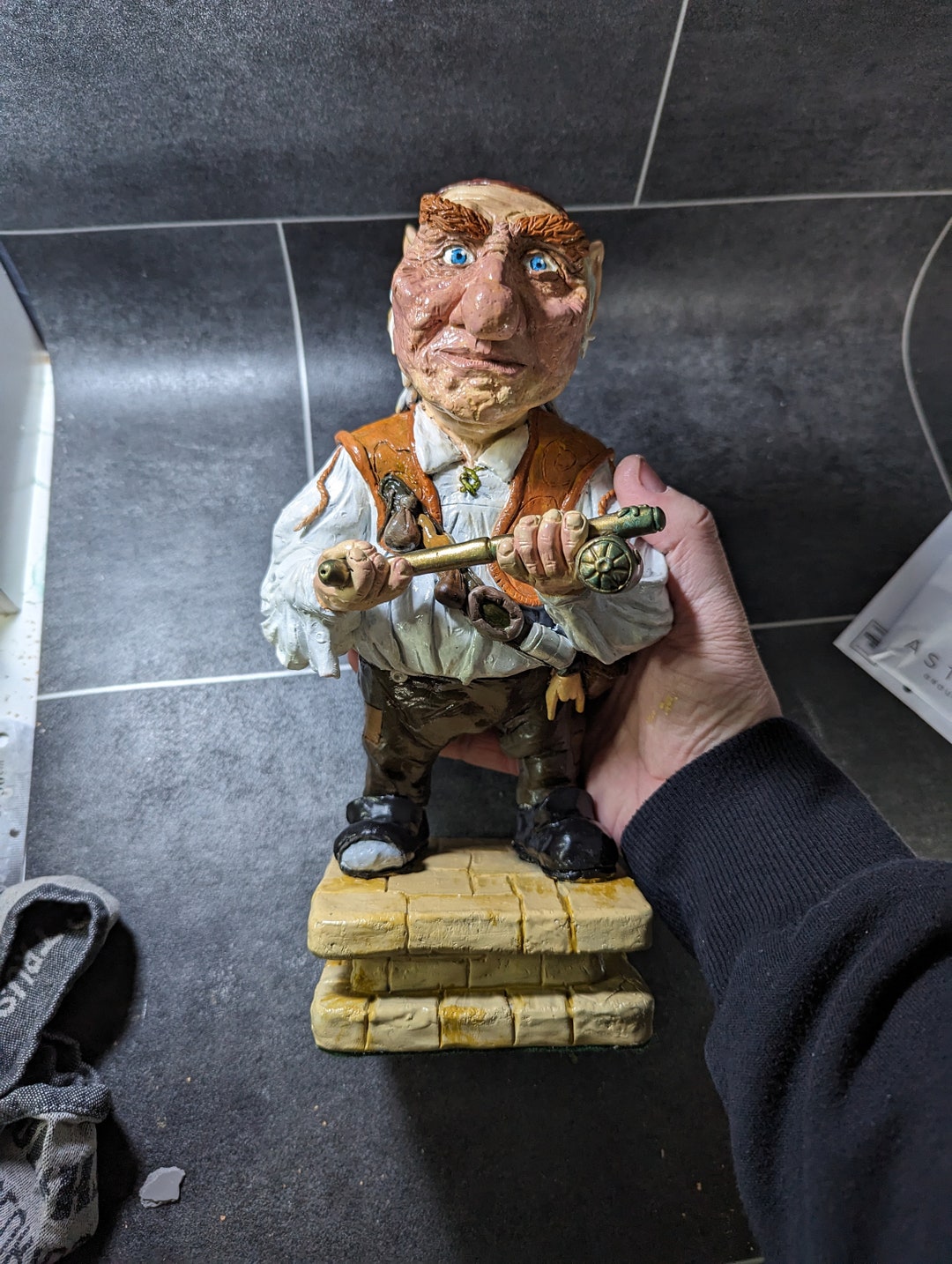 The Labyrinth, Large Hoggle Sculpture, Clay Figurine, Polymer Clay ...