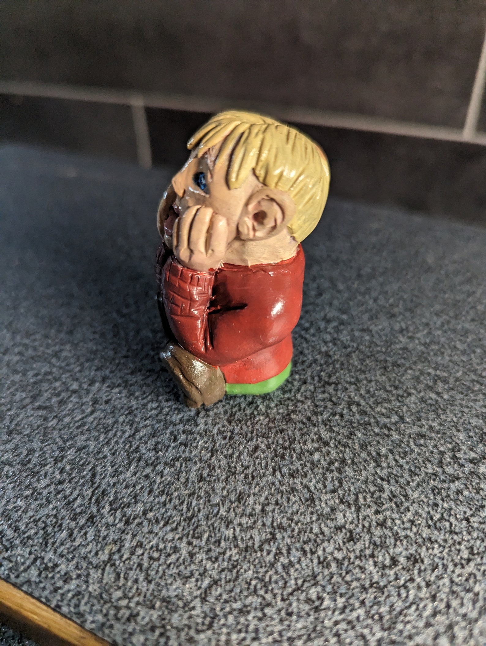 Handmade Kevin 'home Alone' Polymer Clay Desk Buddy - Etsy