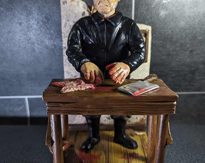 Ed Gein Figure, Serial Killer Model, Clay Sculpture, True Crime Fan ...